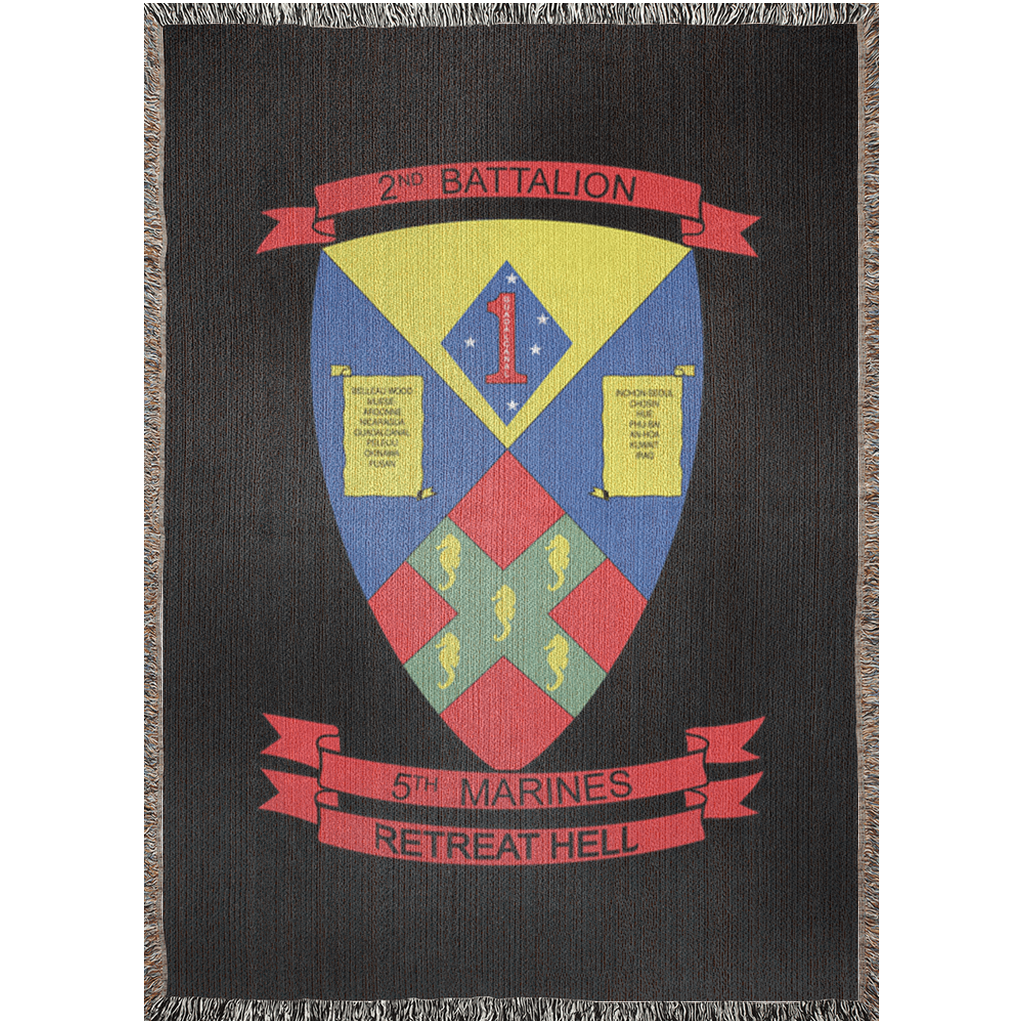 2d Battalion 5th Marines Woven Blanket – Goons Up
