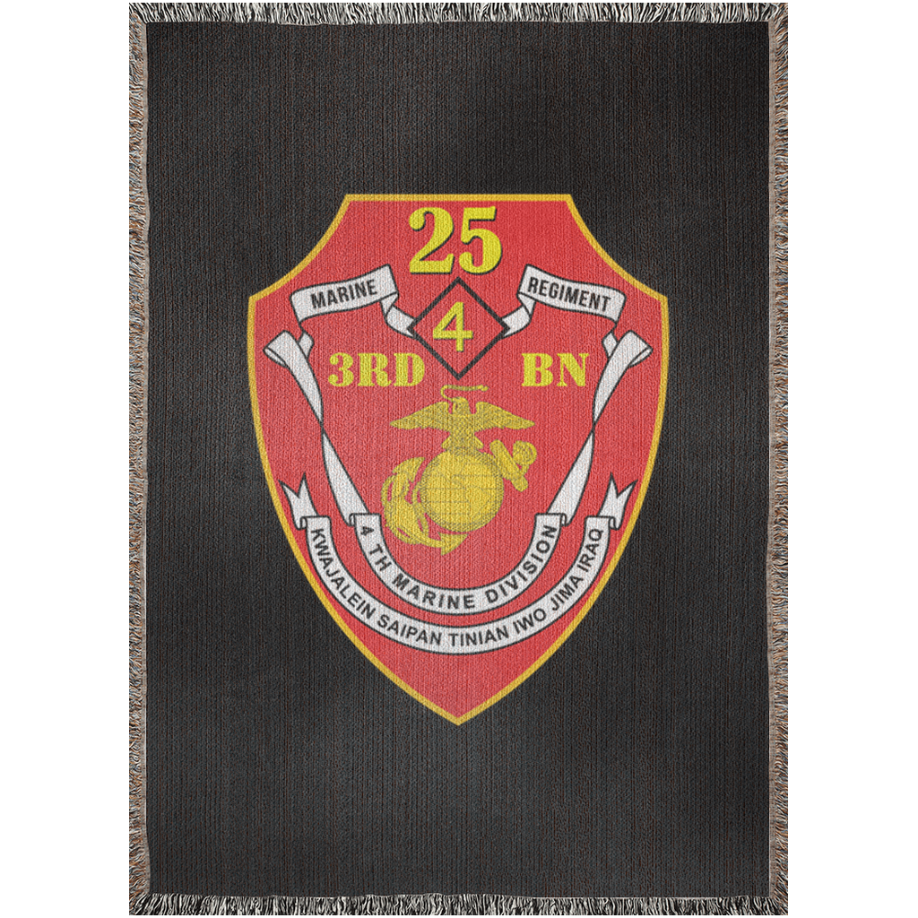3d Battalion 25th Marines Woven Blanket – Goons Up