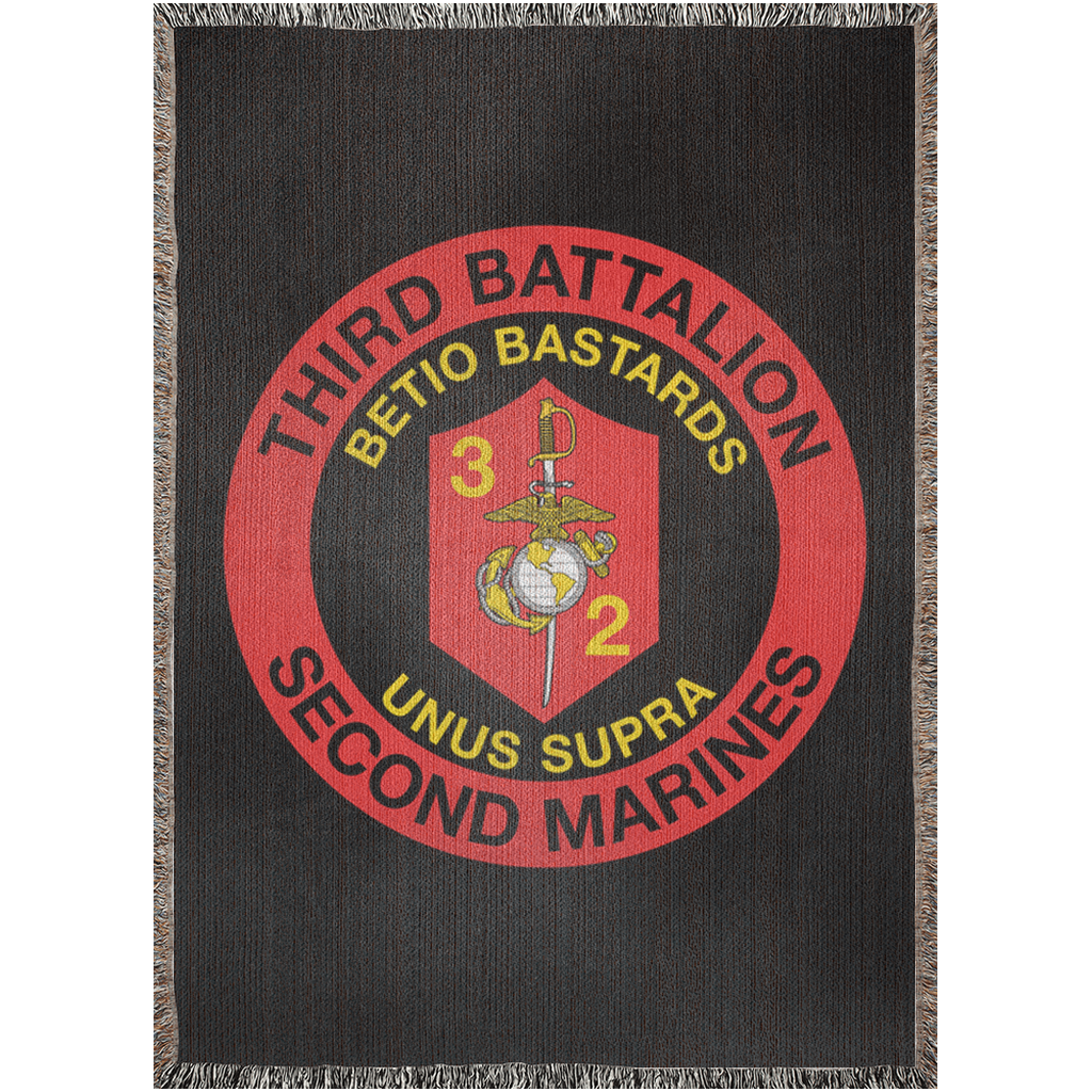 3d Battalion 2d Marines Woven Blanket – Goons Up