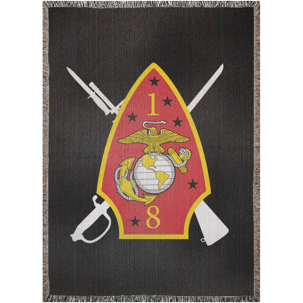 1st Battalion 8th Marines Woven Blanket – Goons Up