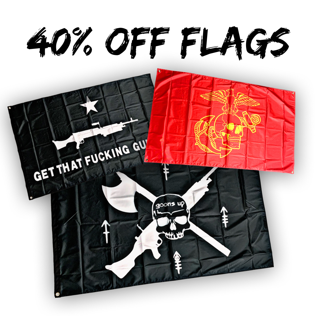 40% OFF ALL Flags – Goons Up