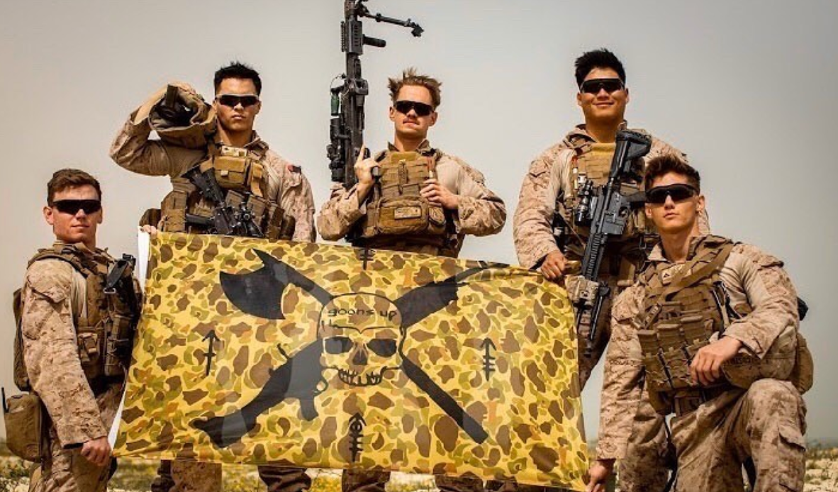 Flags Goons Up
