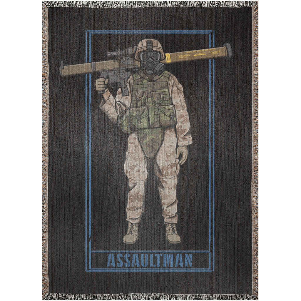 OIF Assaultman Woven Blanket - Desert Digital – Goons Up