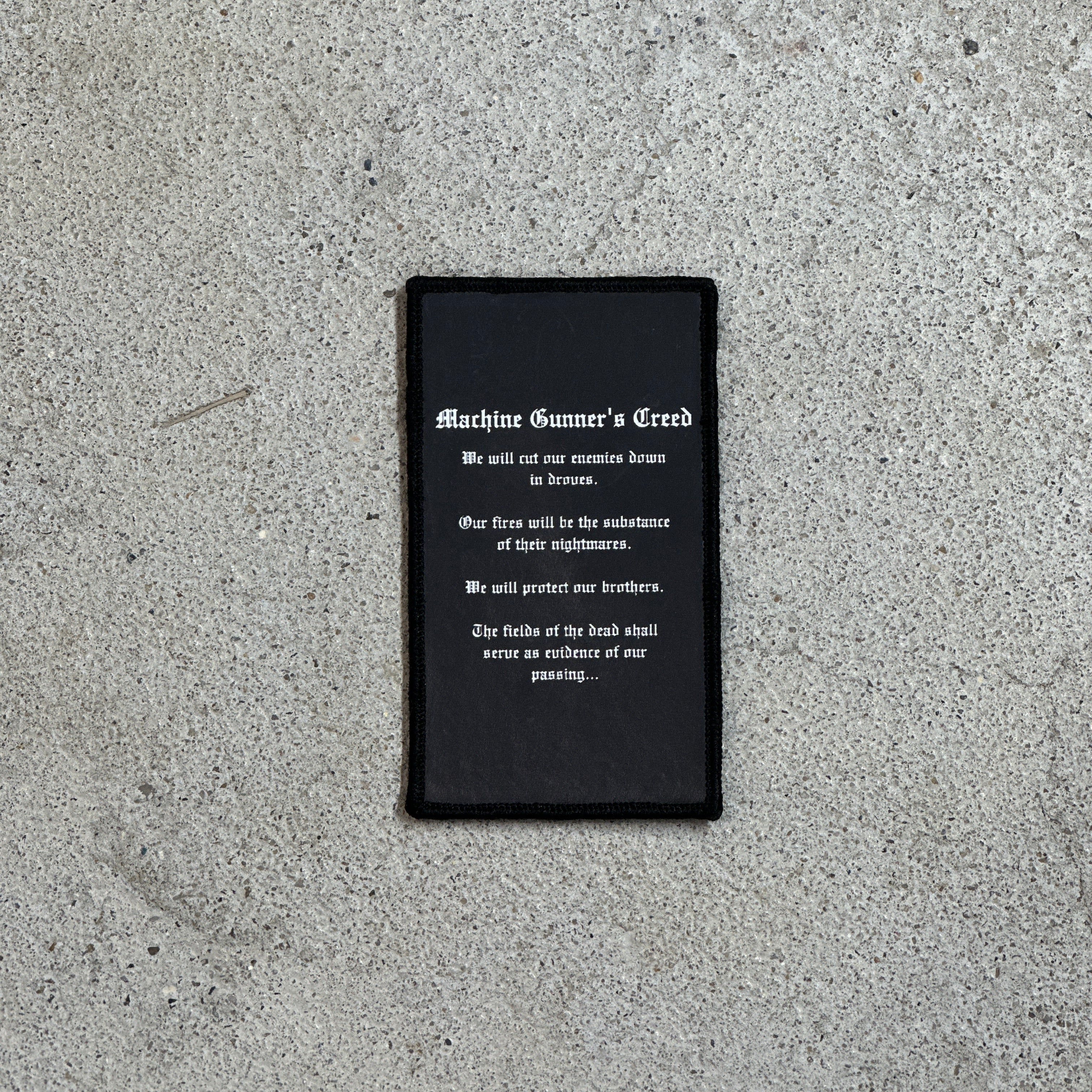 Machine Gunner's Creed Patch – Goons Up