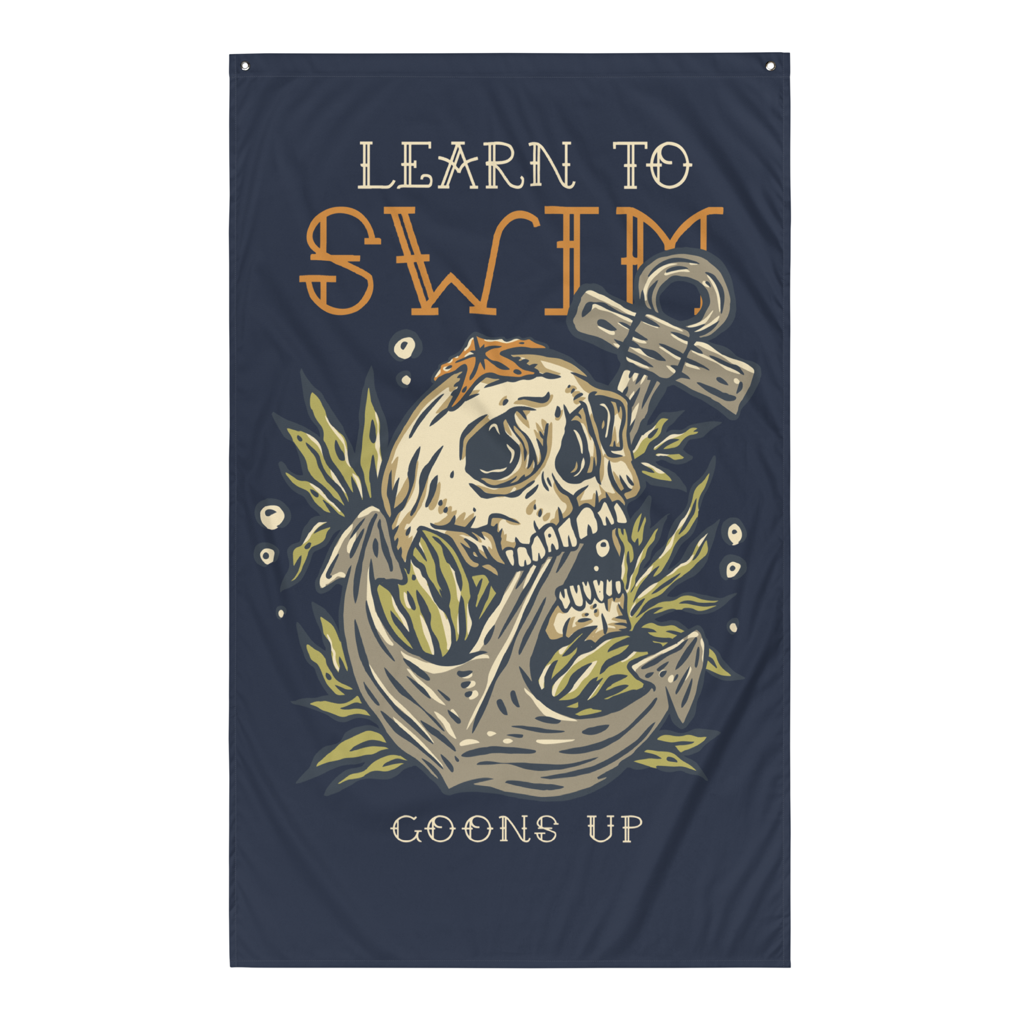 Learn To Swim Flag – Goons Up