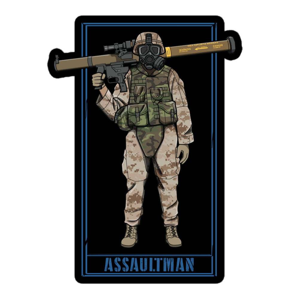 OIF Assaultman Sticker - Desert Digital – Goons Up